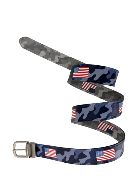 Reversible Leather American Flag Camo – Doc Murphy USA